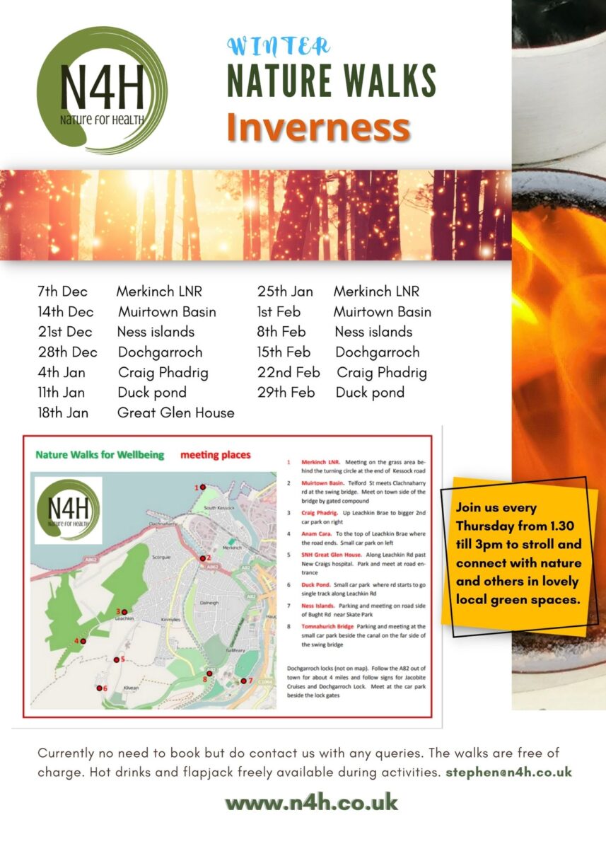 Nature Walks For Wellbeing - N4H